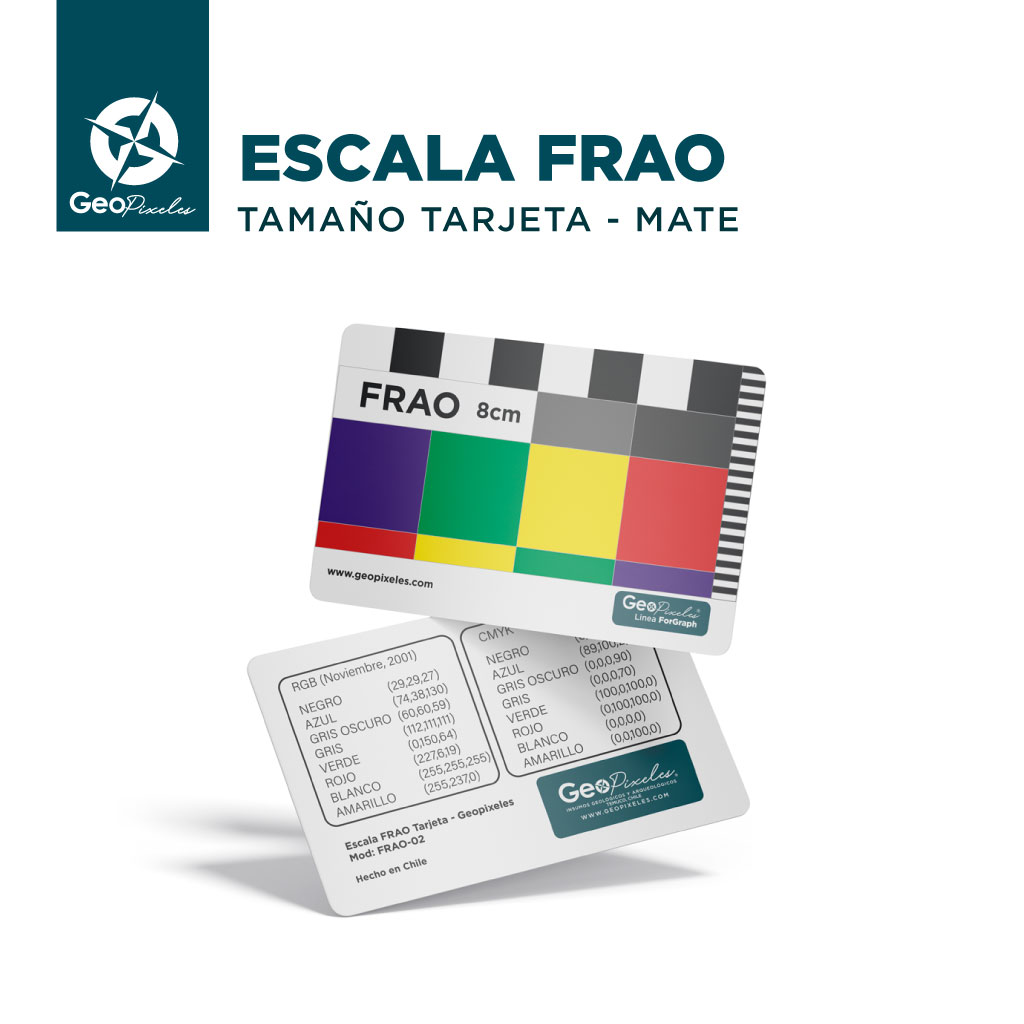 ESCALA IFRAO ARQUEOLOGÍA - Tarjeta - Geopixeles Chile